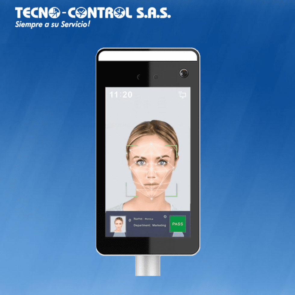 Terminal biométrico portátil para huella dactilar | TECNO CONTROL S.A.S